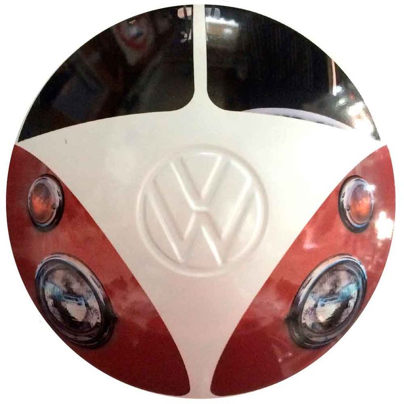 Calota Kombi Decorada Vermelha - versareanosdourados